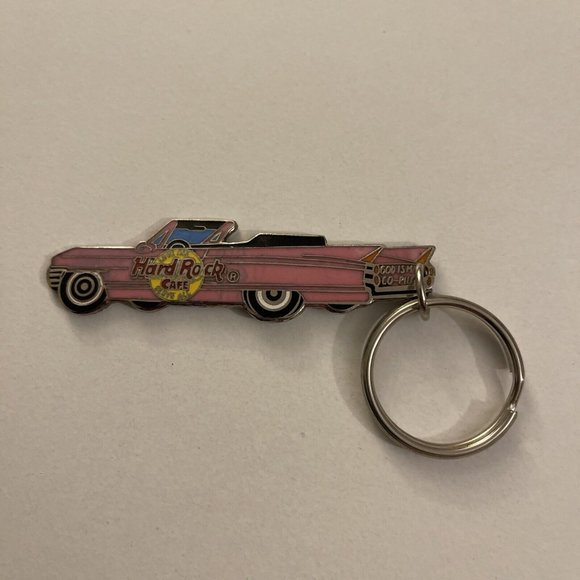 Accessories | Hard Rock Cafe Pink Car Keychain Pb8c | Poshmark